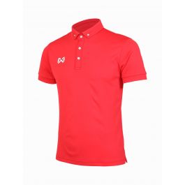 WARRIX SIMPLE POLO-Redเข้ม
